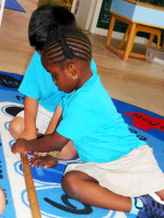 Kindergarten set out to measure dinosaurs! — Provo Primary School